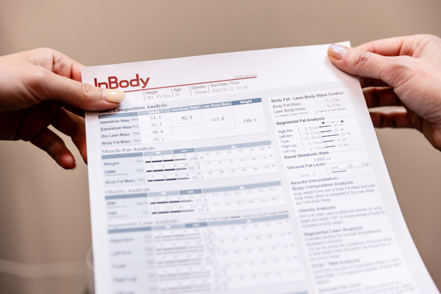 InBody Scan - MaxLife Weight Loss & Body Balancing